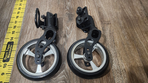 Quickie Tilite Ki Mobility Rigid WHEELCHAIR FRONT FORKS CASTERS Tires ...