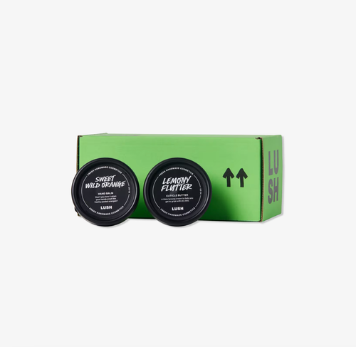Lush Fresh And Fruity Handcare Duo, Cuticle Butter and Hand Balm, Free ...