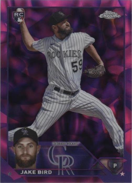 2023 Topps Chrome Update Series - Jake Bird #USC27 Magenta & Purple ...