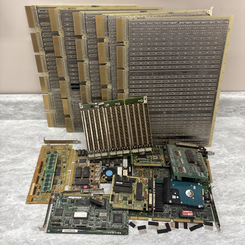 Vintage AUGAT & More Wire Wrap Circuit Board Collection/Scrap Gold ...