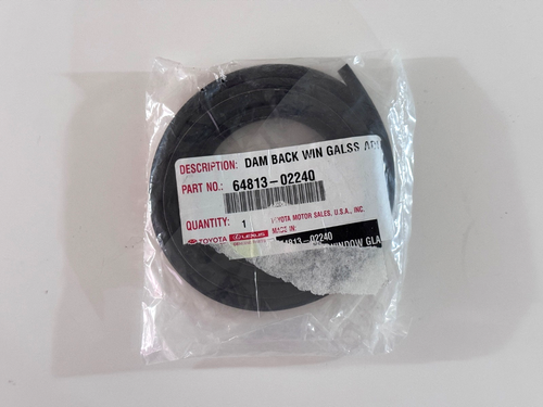 OEM l 2020-2025 Toyota Corolla Rear Window Glass Seal Weather Strip ...