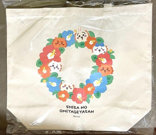 Chikawa Shisa Souvenir Shop Large Tote Bag Hibiscus | eBay
