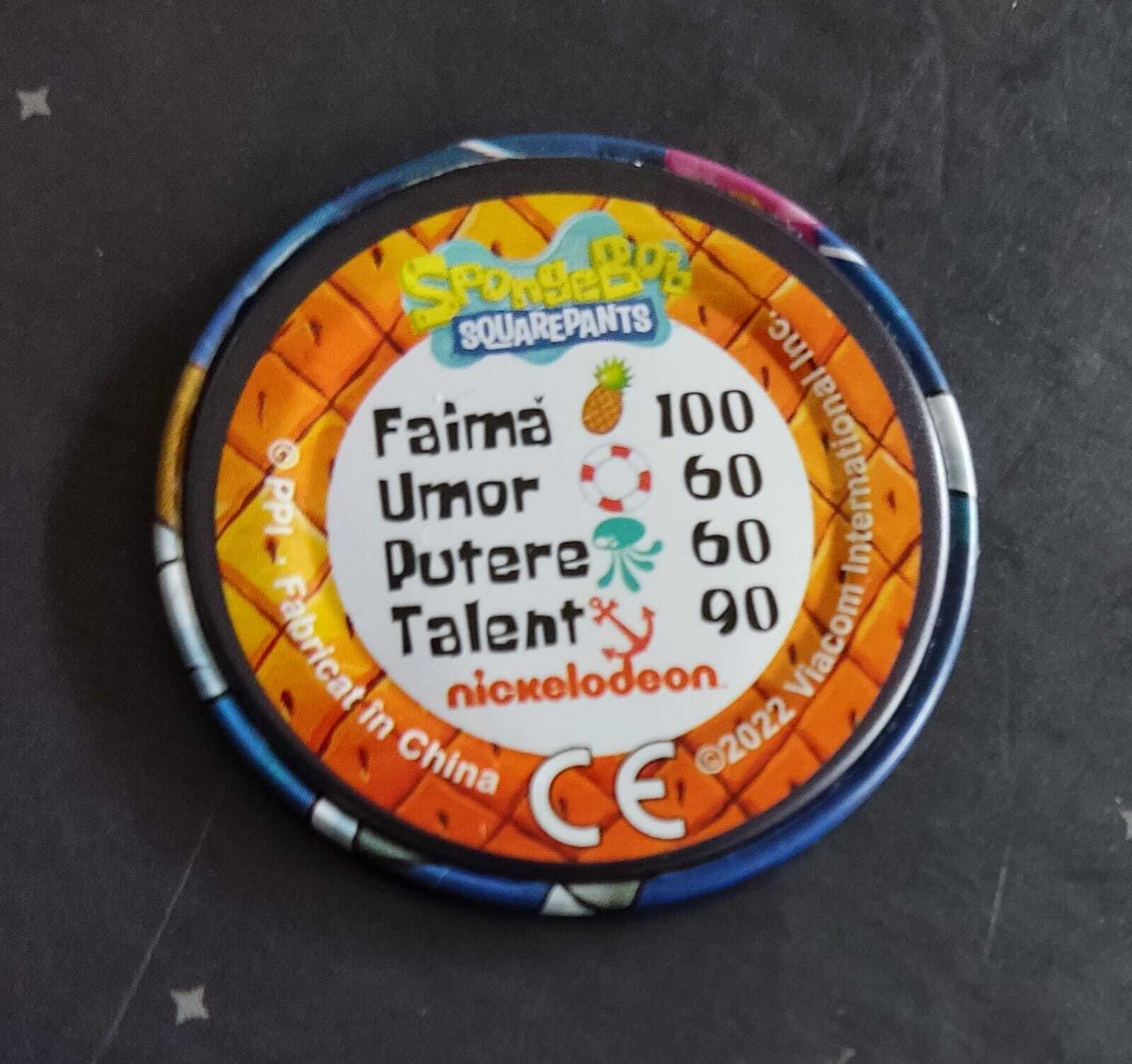 SpongeBob Squarepants VIACOM 22 / ANGRY BIRDS CHIPICAO POGS/TAZOS Discs ...