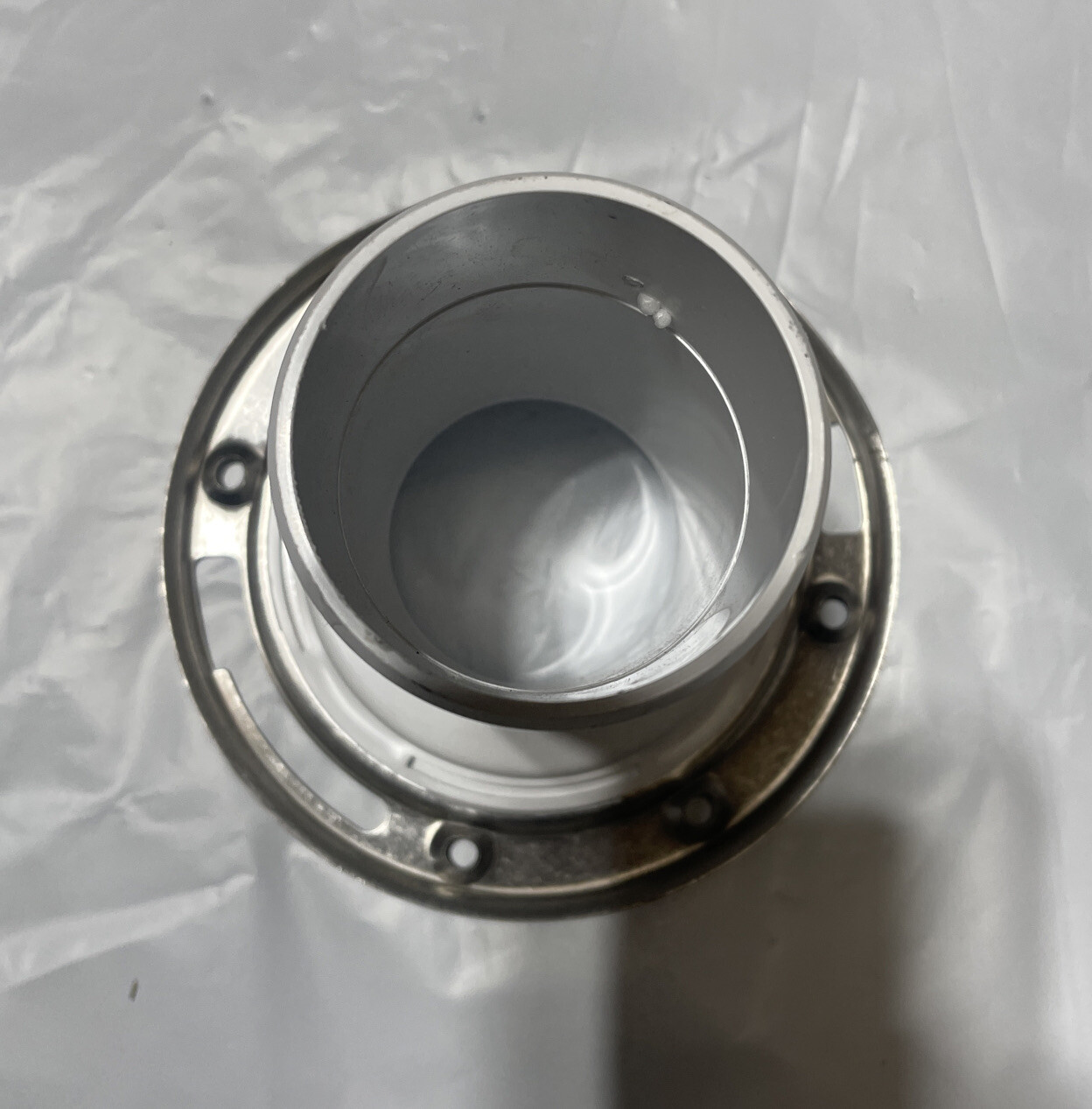 3" PVC Closet Flange with Stainless Steel Ring less Knockout ,PartNo ...
