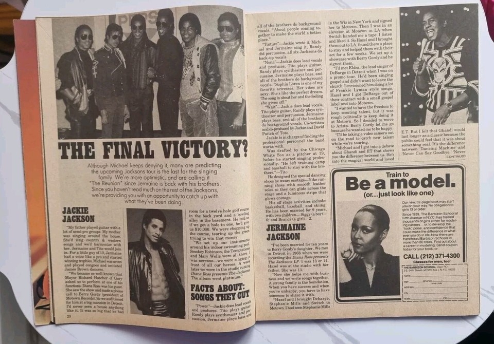 Right On! Magazine July 1984 Rockwell Jayne Kennedy Kim Fields Wynton ...