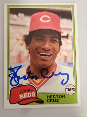 Hector Cruz Signed 1981 Topps - #52 | eBay