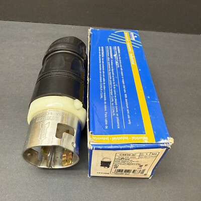 Leviton CS836-5C 3-Pole, 4-Wire Locking CS Plug, 50A 250V, 3 Phase | eBay