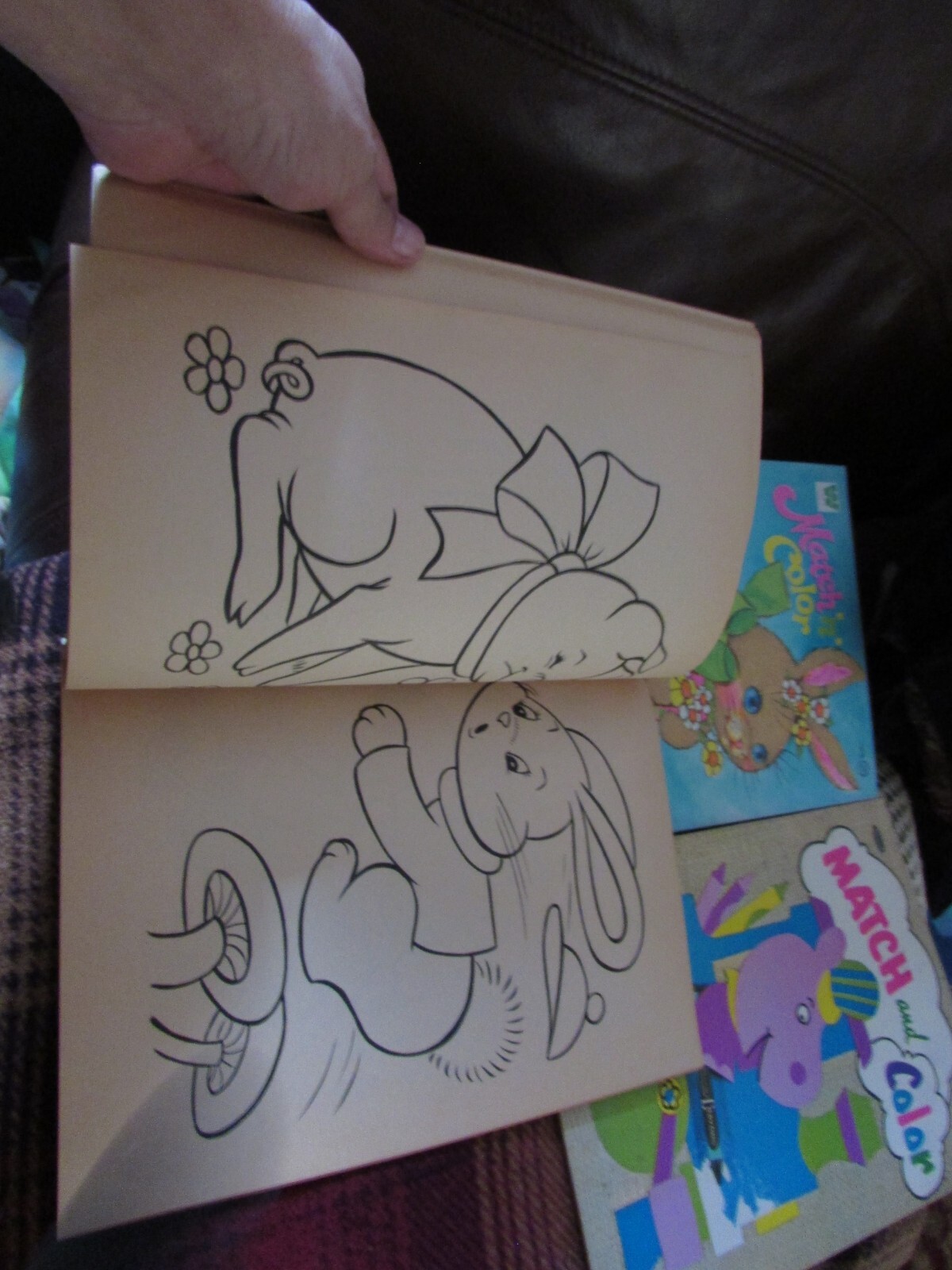 3 Unused MATCH and COLOR books 1969 1970 Home Educational Skill books ...