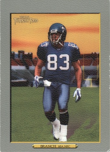 2006 Topps Turkey Red Deion Branch Seattle Seahawks #114 Football Card ...