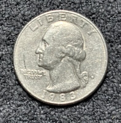 1983-D Washington Quarter With Filled Mint Mark🔥 | eBay