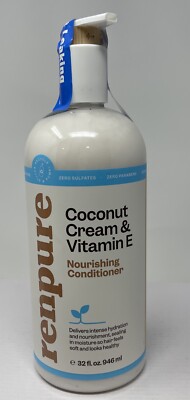 Renpure Coconut Cream Vitamin E Nourishing Conditioner 32oz | eBay