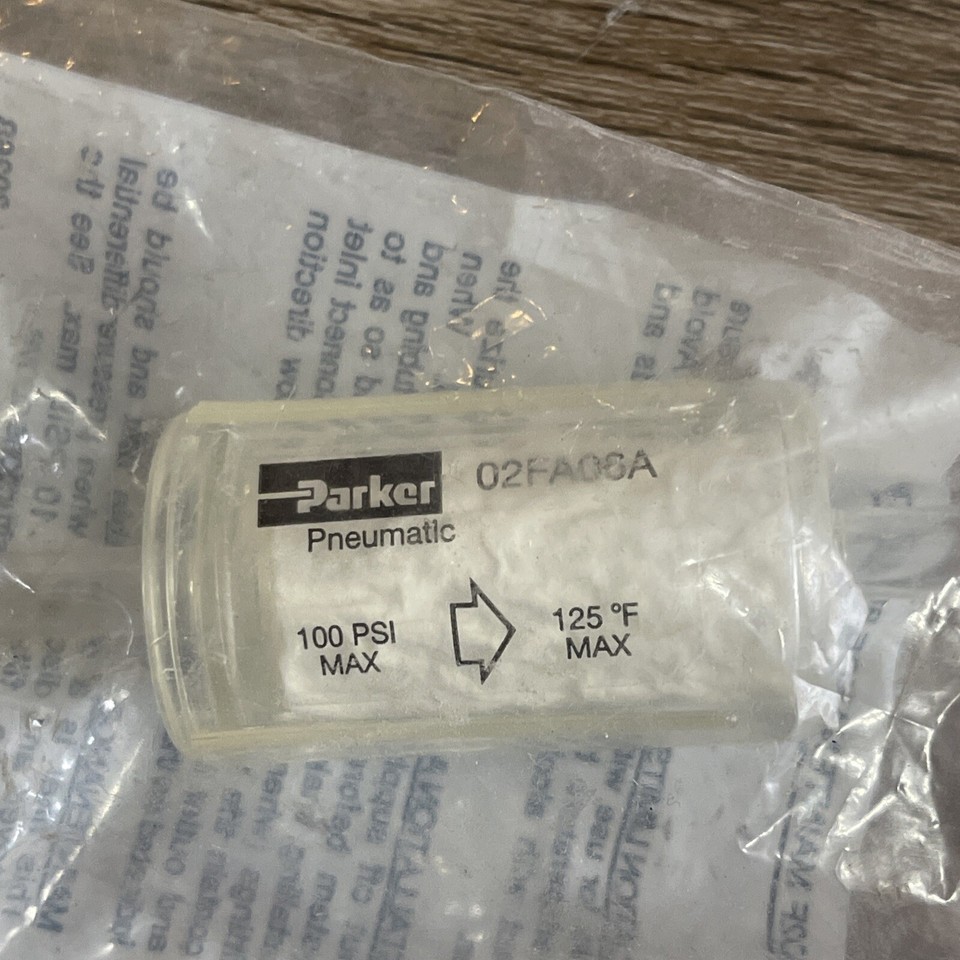 Parker FRL 02FA06A Miniature Coalescing Filter: 1/4" Port, 100 Max psi ...