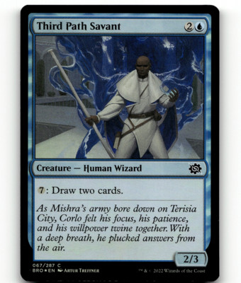 MTG Third Path Savant 67/287 FOIL The Brothers' War Common | eBay