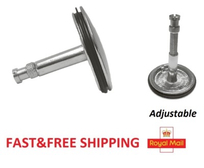 Adjustable Bath Pop Up Washer Waste Plug With Flat Seal in Chrome ...