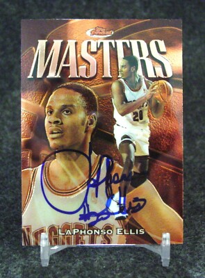 LaPhonso Ellis - Signed/Autographed 1997-98 Topps Finest Card #270 ...