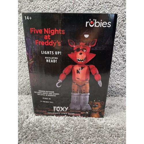 Five Nights At Freddys FOXY Inflatable 77 in Tall Animated LightsUp ...