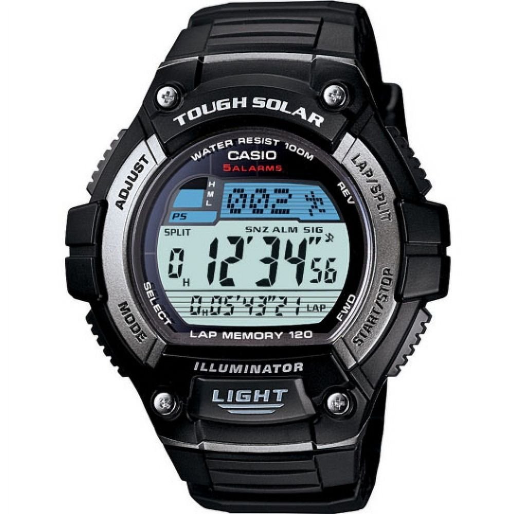 CASIO TOUGH SOLAR DIGITAL MULTI-FUNCTION MEN'S WATCH W-S220-1AVDF NEW ...