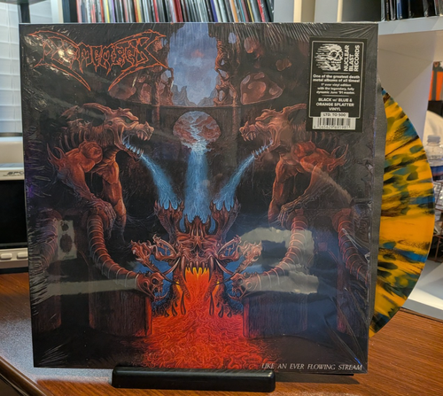 Dismember Like An Ever Flowing Stream LP Orange Splatter Entombed ...