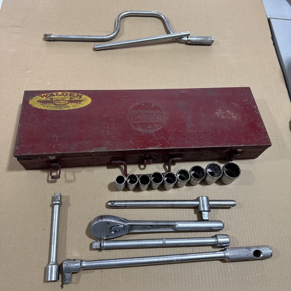 VTG Walden Worchester Socket Ratchet 1/2" Drive Tool Wrench Set ...