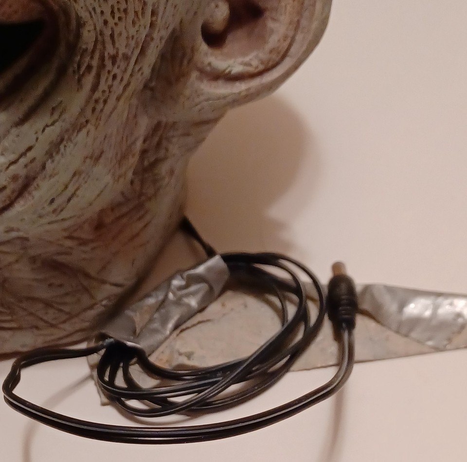 Vtg Creepy Halloween Plastic Head Light Up Colors | eBay