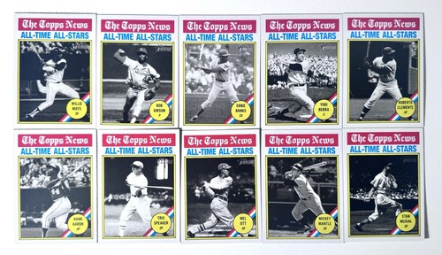 2025 Topps Heritage All-Time All-Stars Complete Set X (10) Mays Aaron ...