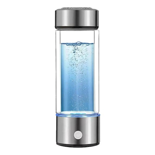 Hydrogen Water Ionizer Machine - Portable 420ml Rechargeable Bottle for ...