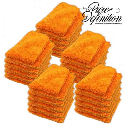 Edgeless Microfibre Cloths x25 Flawless Cleaning Car Detailing Pure ...