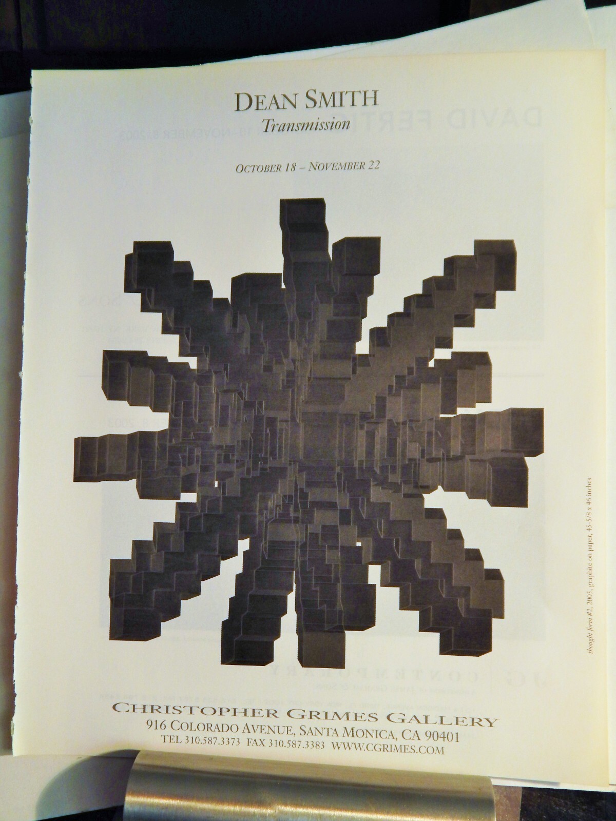 DEAN SMITH ART PIECES VTG ORIG 2003-2 ADVERTISEMENT | eBay