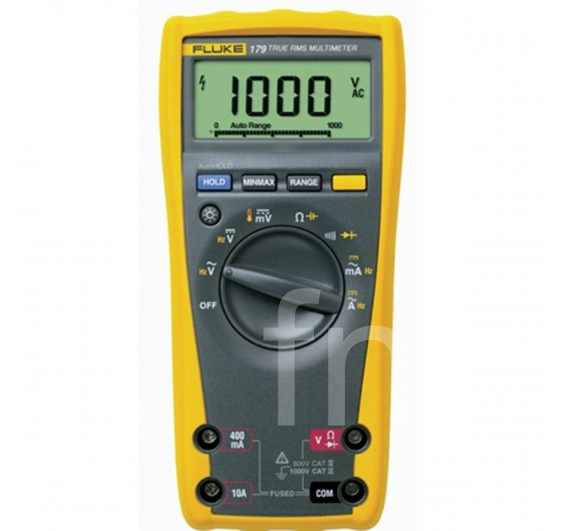 Fluke 179 Handheld Digital Multimeter True RMS Backlight & Temperature ...