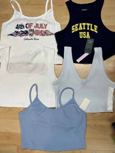 Lot of 5 Woman's Cropped Tops, 4 - Wild Fable, Yozy & Anvil, Size M | eBay