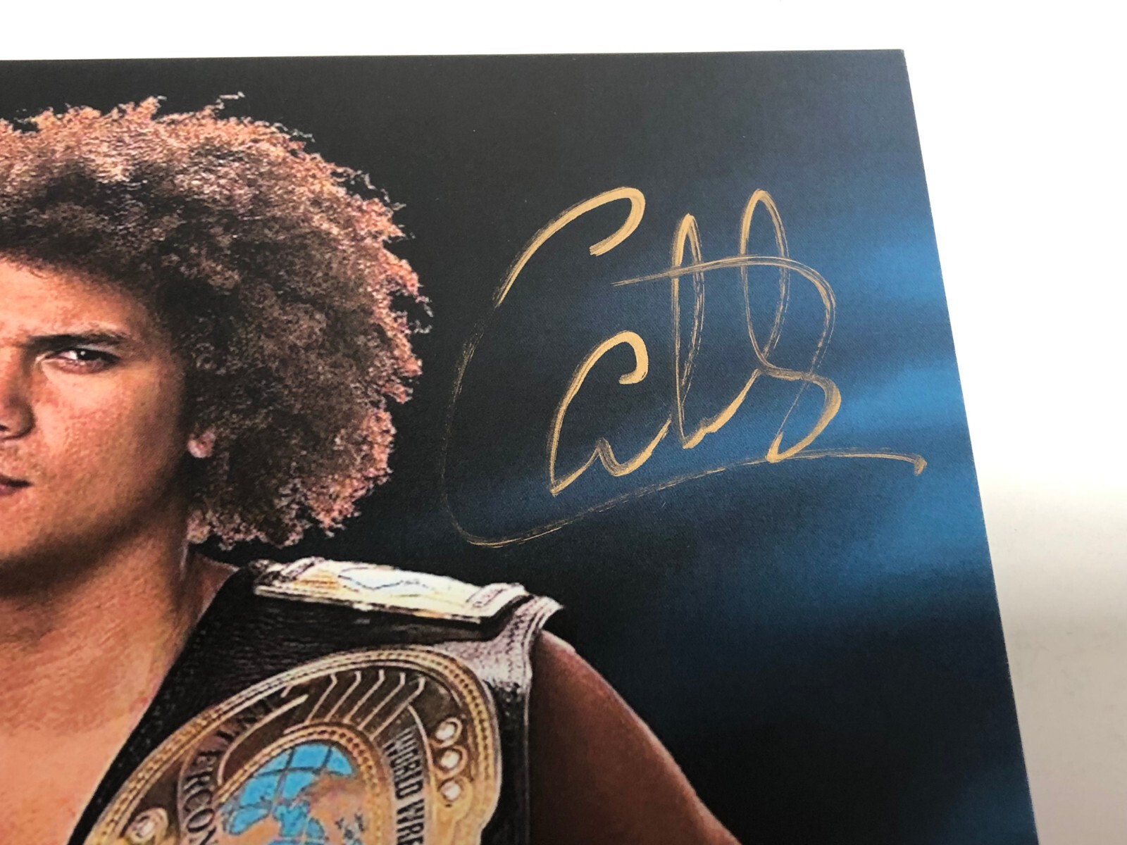 Carlito Colon Hand Signed WWE Intercontinental Champion 8 x 10 Photo ...
