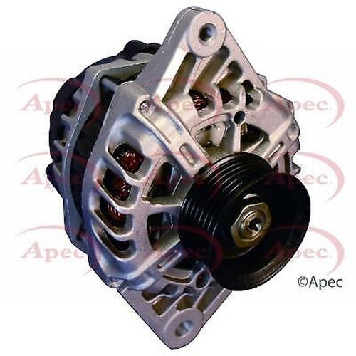 Alternator 12V 90A Current 4 Ribs With V-Ribbed Belt Pulley For Hyundai ...