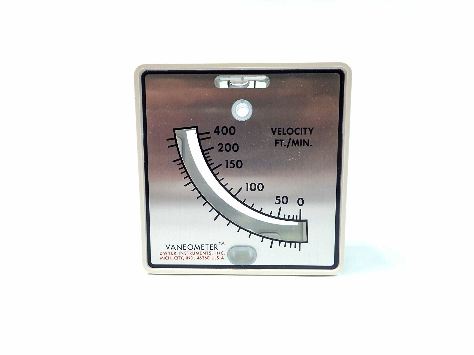 DWYER 480 VANEOMETER AIR VELOCITY METER 25-400 FPM SWING VANE ...