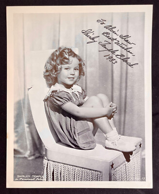 Shirley Temple Black Inscribed Signed Autograph 8 x 10 Photo - Now And ...