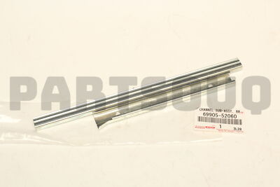 6990552060 Genuine Toyota CHANNEL SUB-ASSY, REAR DOOR GLASS, RH 69905 ...