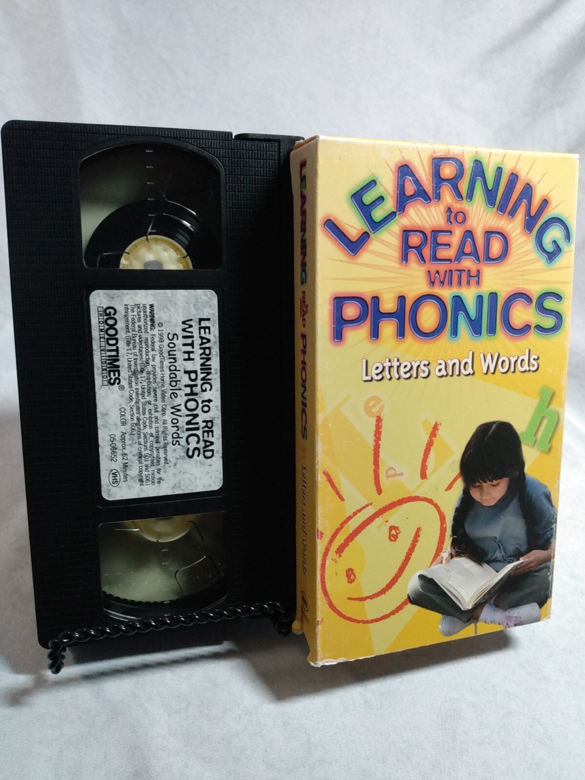 Learning to Read with Phonics - Letters and Words (VHS, 2002) for sale ...