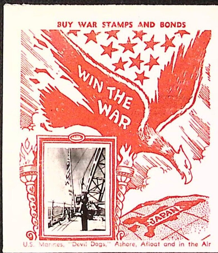 1945 American Eagle USMC Devil Dogs Military WW2 Original Artwork ...