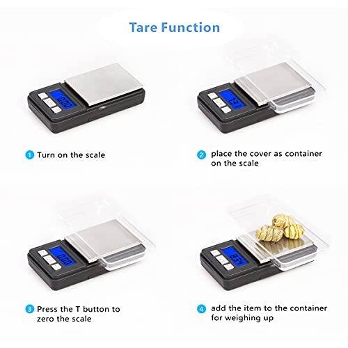 Ultra Mini Scale 1000g X 0.1g Digital Pocket Scale Grams And Oz 6 Units ...