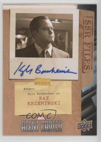2018 Upper Deck Marvel Agent Carter SSR Files Variants Kyle Bornheimer ...