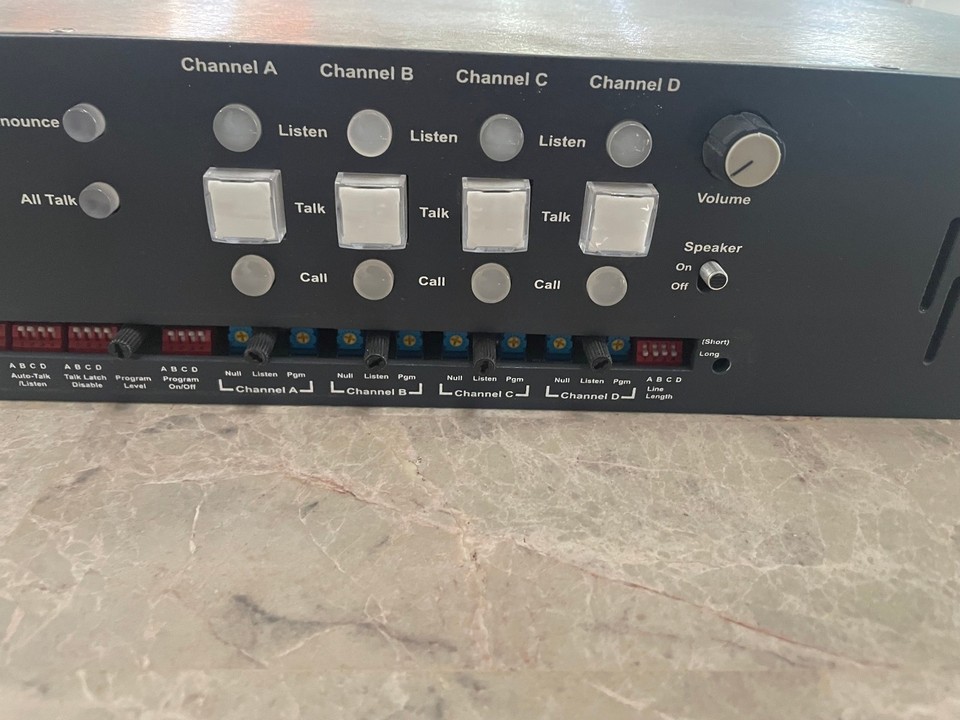 Clear-Com RM-704 4-Channel 2RU Encore Intercom System Remote Station | eBay