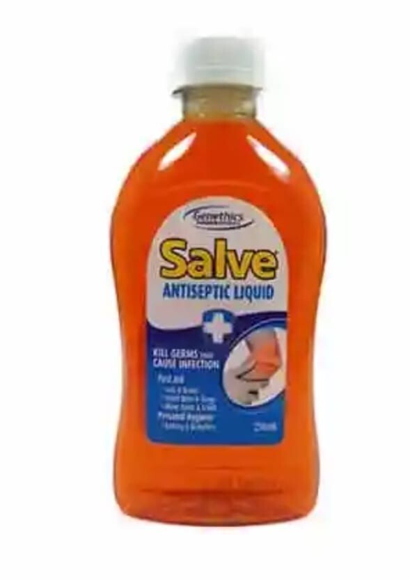 Salve ANTISEPTIC LIQUID for minor cuts, graze, insect bites & sting ...