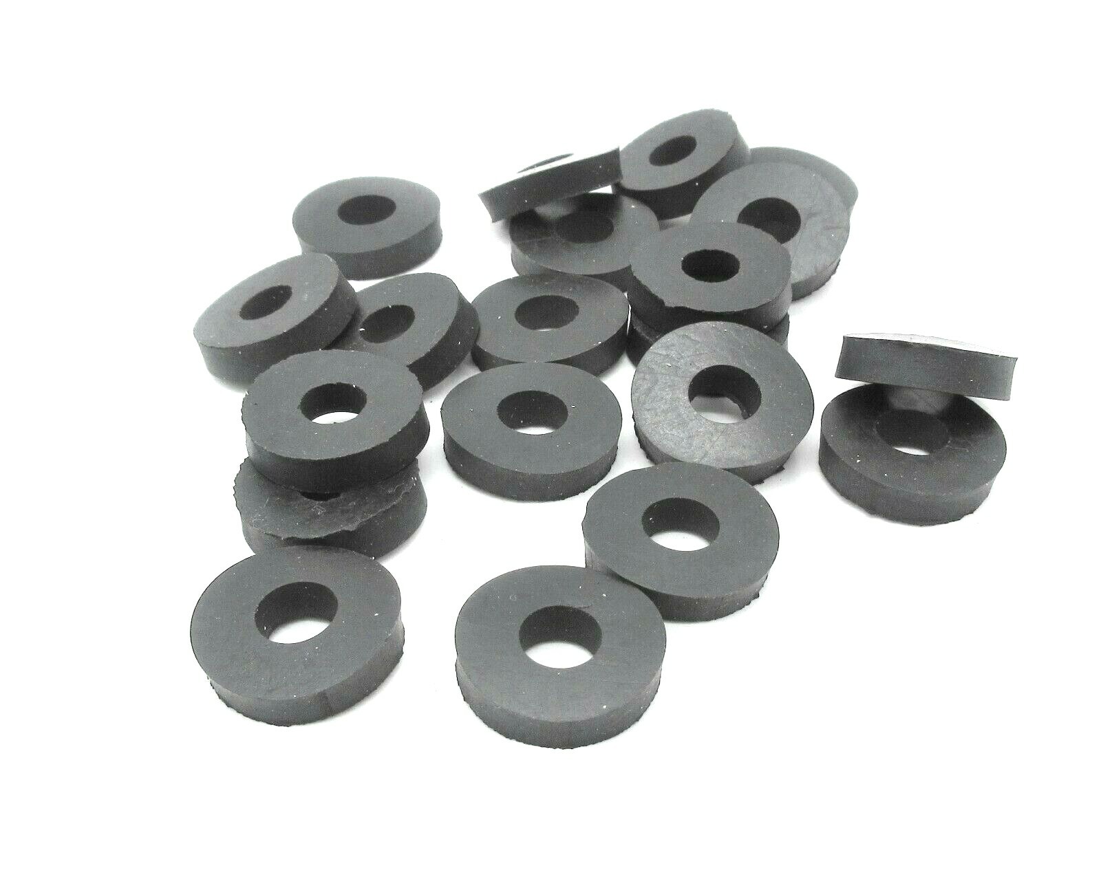 3 8 ID X 1 OD X 1 4 Thick Black Rubber Flat Washers All Weather