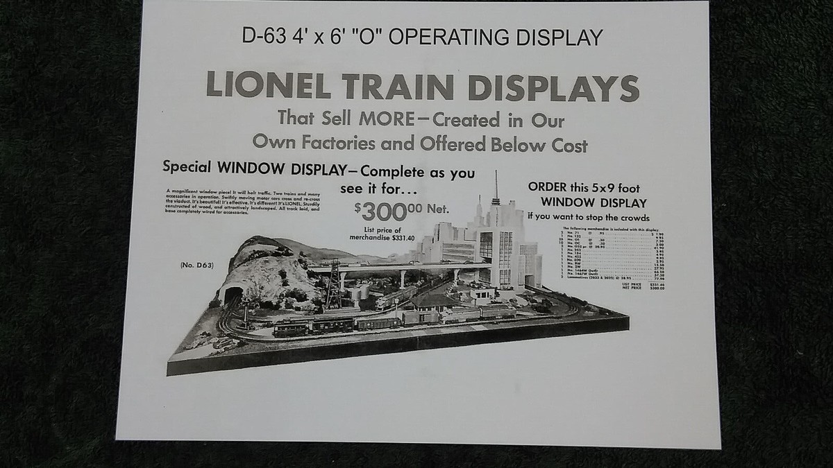 Lionel Display Layout Track Plans Lionel Fastrack For Sale | O Gauge