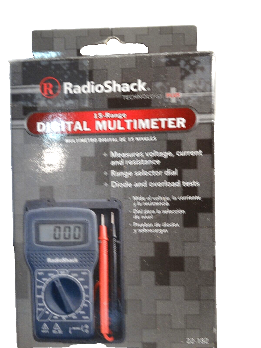 Radio Shack Digital Multimeter Vintage Radio Shack Micronta LCD