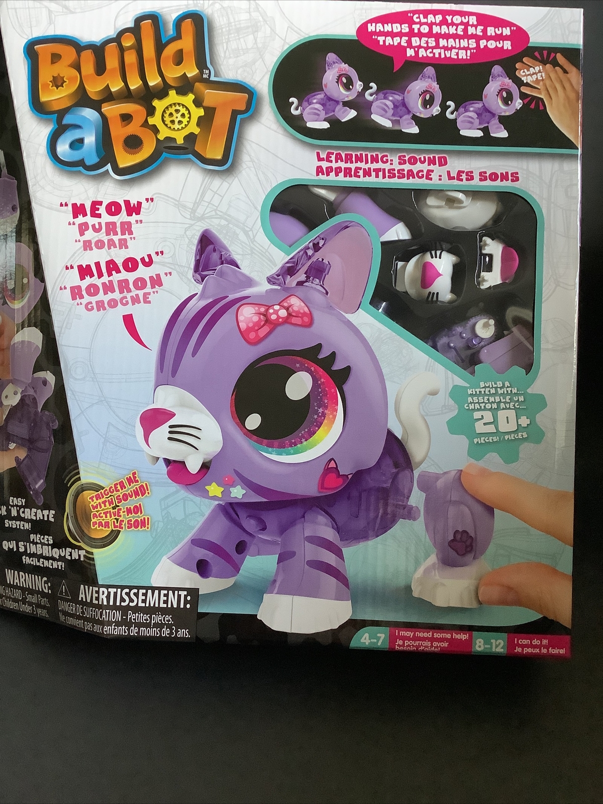 Build A Bot Kitten Meow Purr Roar Robotics and S.T.E.M Learning Kids | eBay