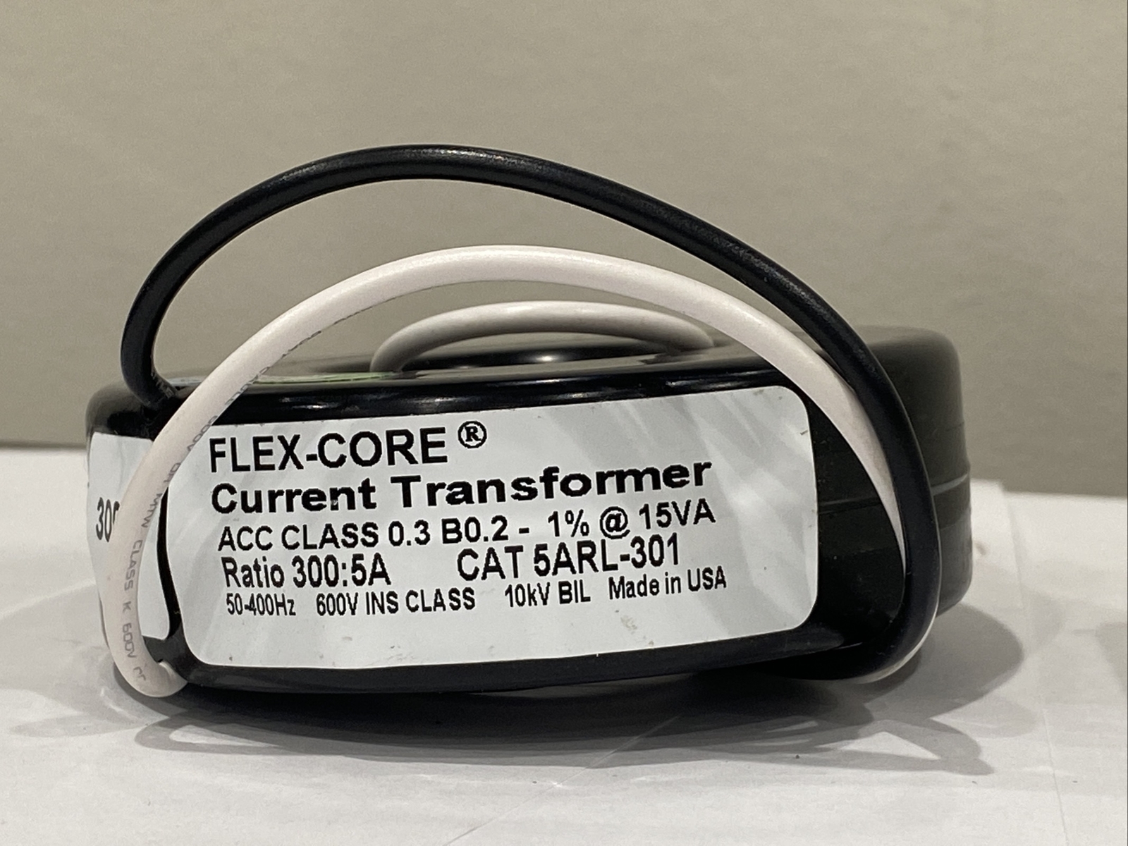 (A) Flexcore 5ARL-301 Current Transformer ACC Class 03 B0.2 -1% @ 15vA 300:5A ⭐️ | eBay