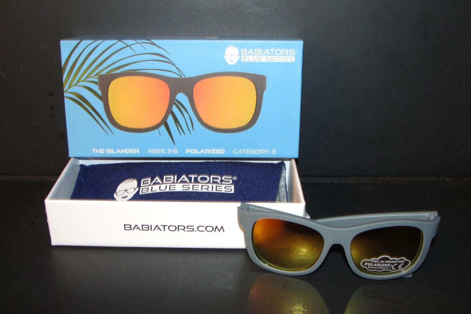 Babiators Blue Series Polarized Baby Toddler & Kids Sunglasses Grey ...