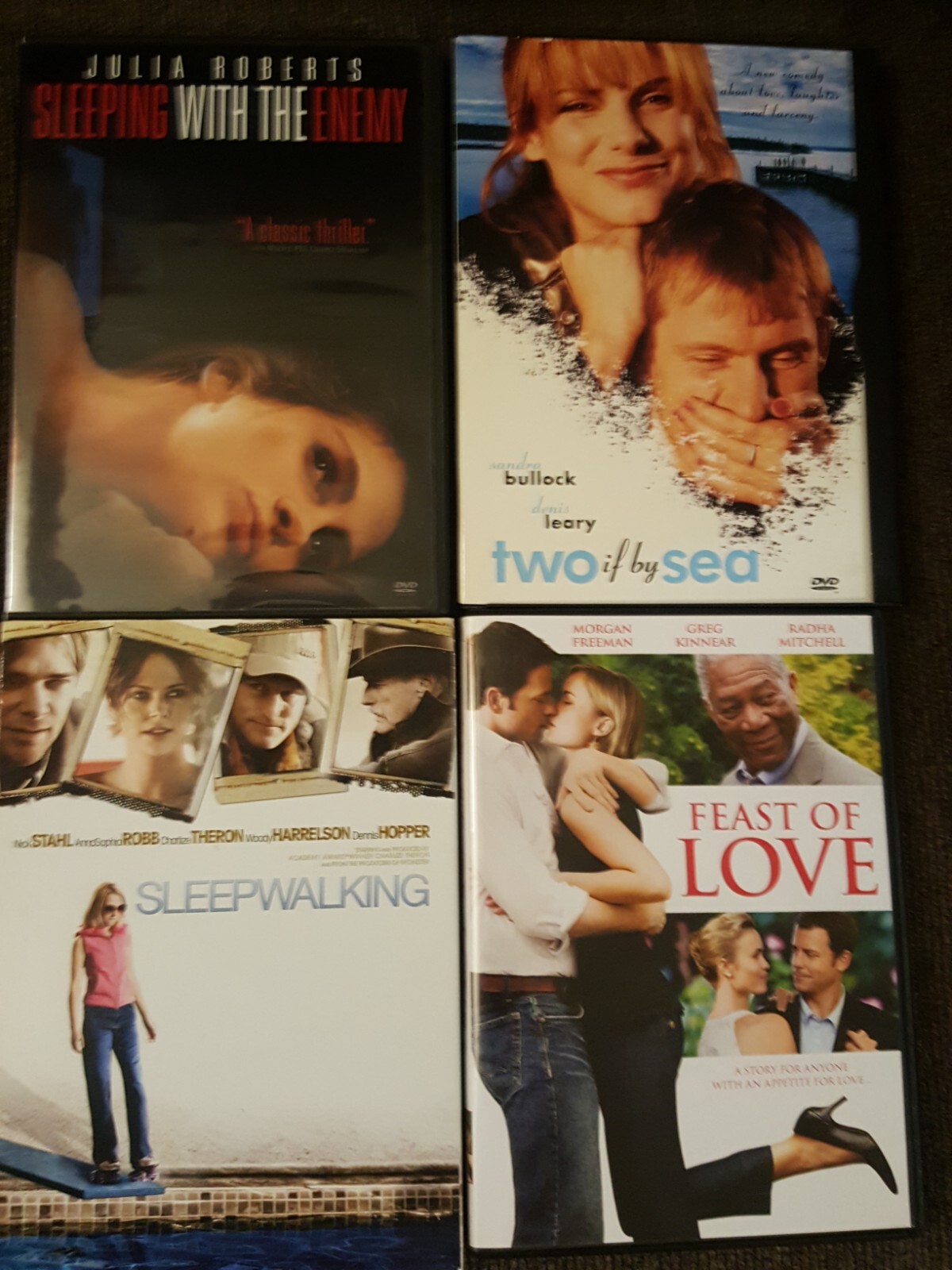 Sleeping with the Enemy dvd, Feast on Love dvd, Sleepwalking dvd ...