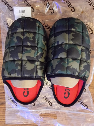 Coma Toes Mens camo Slippers New Comfy Warm Slip On Mules RRP £40 UK ...