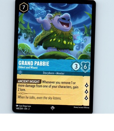 Grand Pabbie 148/204 Non-Foil Disney Lorcana Single Card | eBay